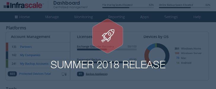 Summer 2018 Release - Infrascale DR v6.14 - Infrascale