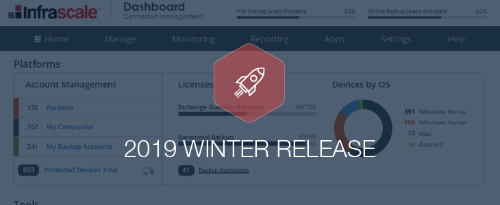 WINTER RELEASE: INFRASCALE DR V6.17 - Infrascale
